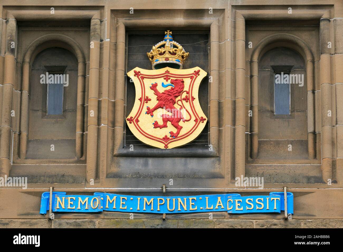 Coat of Arms, Edinburgh Castle, The Royal Mile, The Old Town, Edinburgh ...
