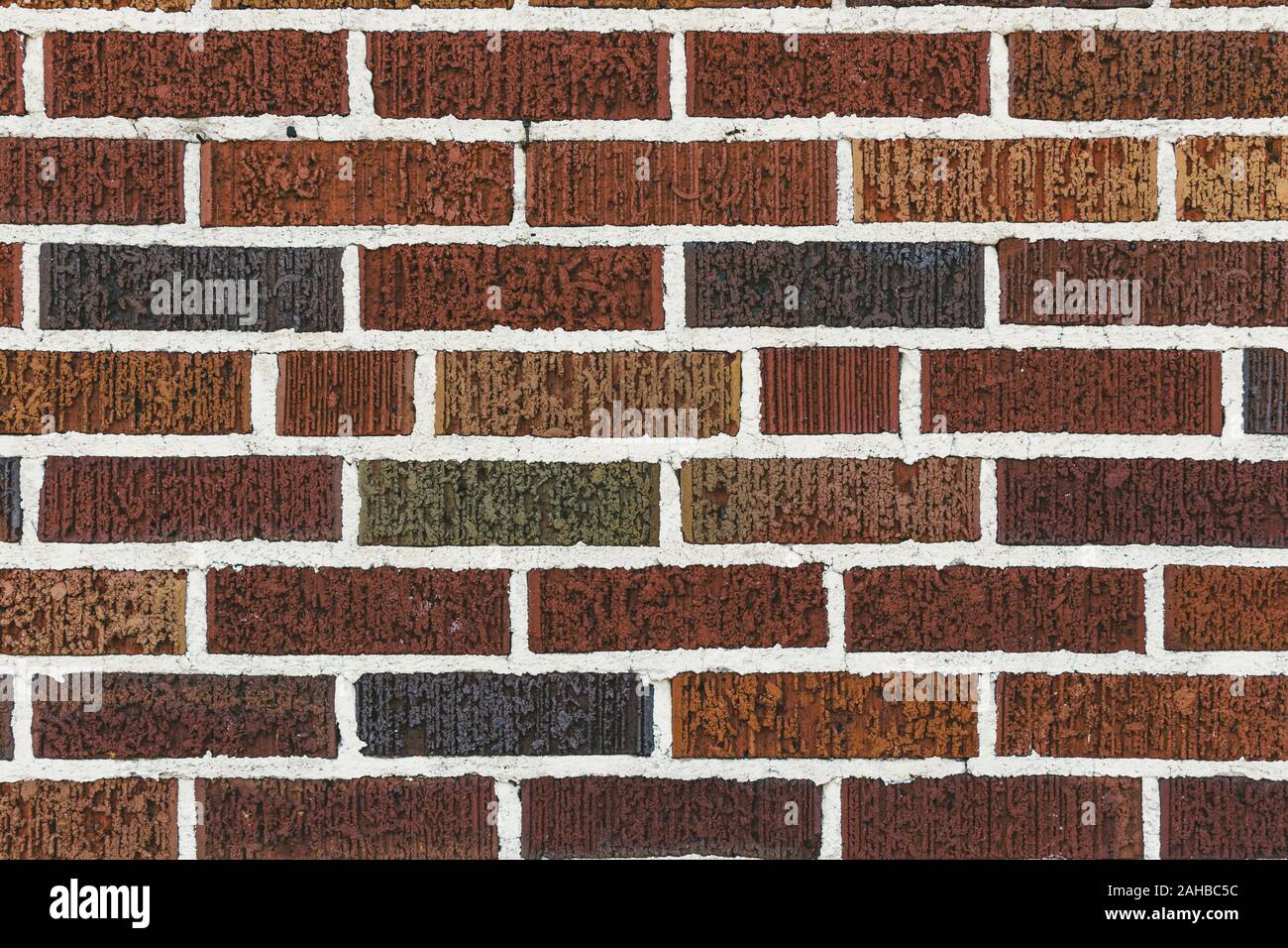 Vintage multi color red brick wall background texture backdrop Stock ...