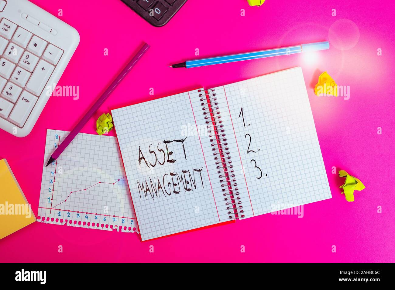 Conceptual hand writing showing Asset Management. Concept meaning ...
