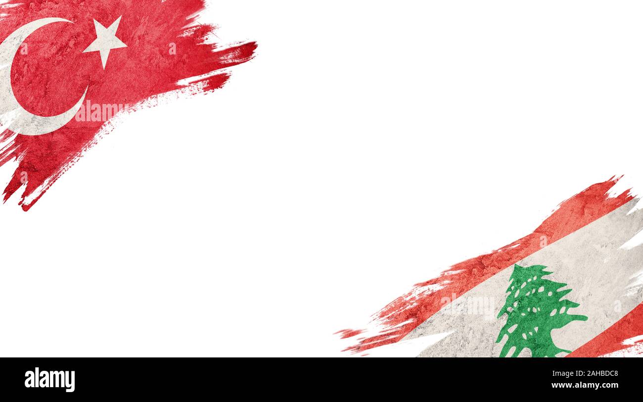 Lebanon turkey flag hi-res stock photography and images - Alamy