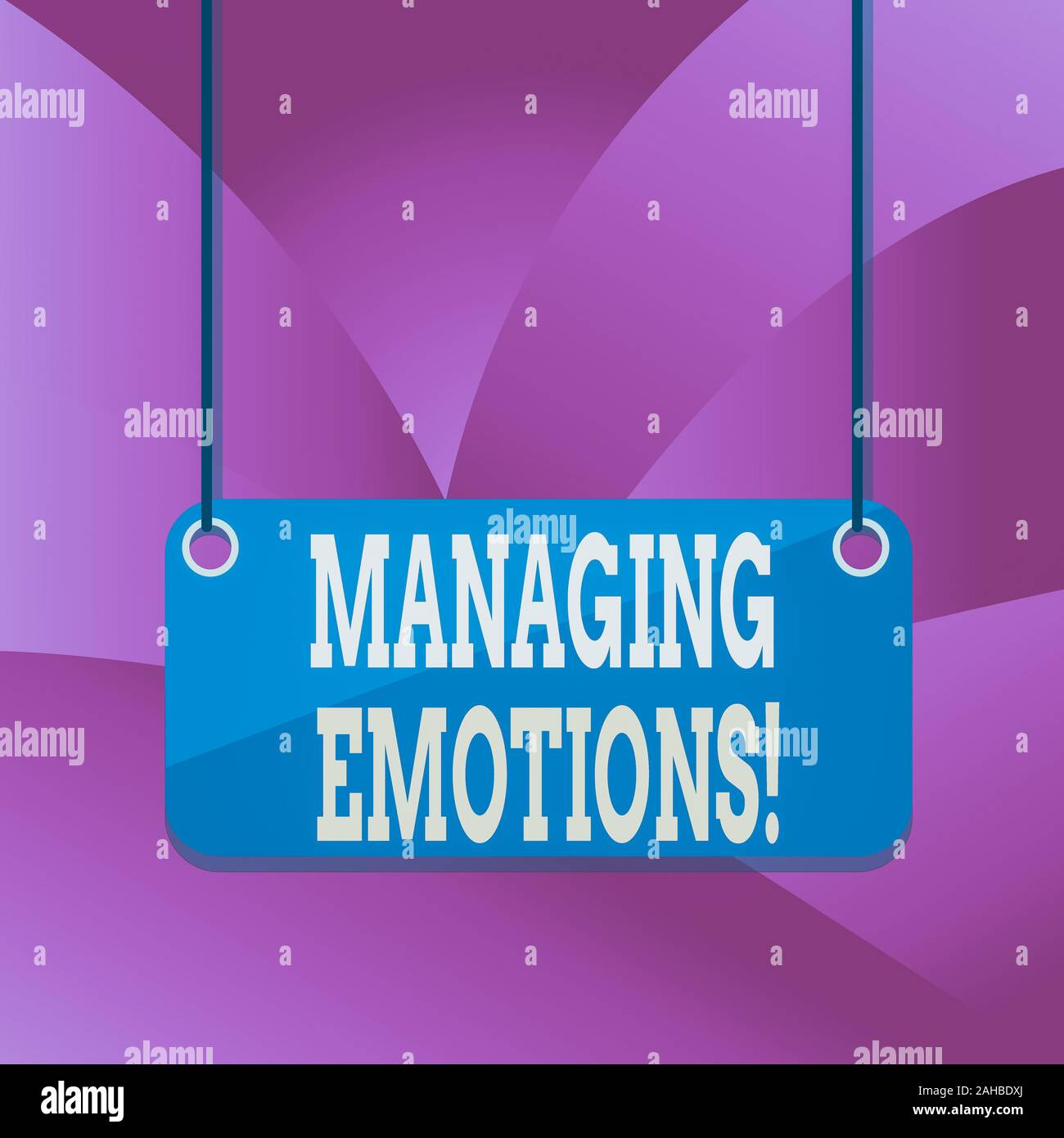 Handwriting text writing Managing Emotions. Conceptual photo ability be ...