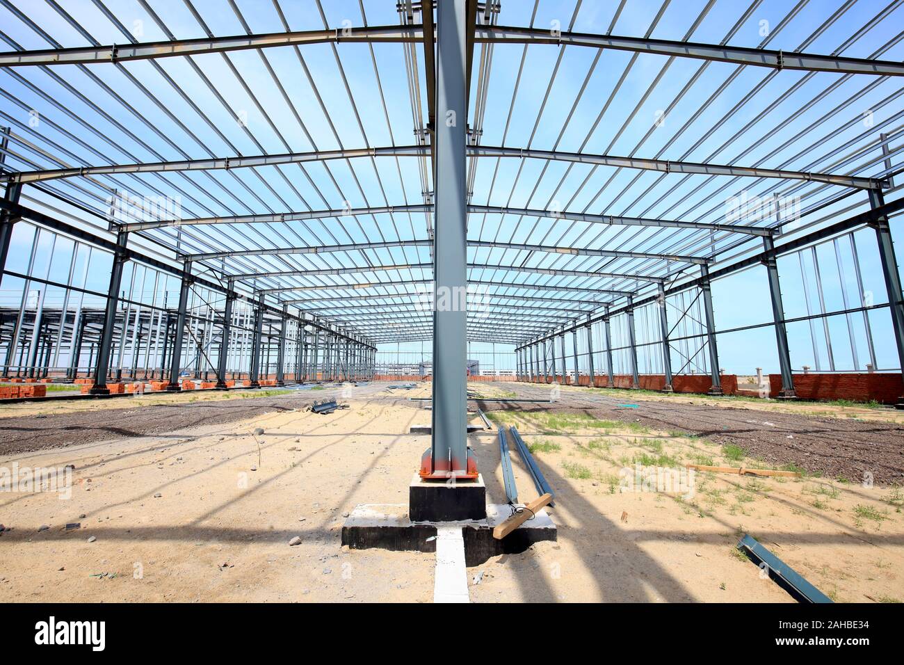 The steel structure Stock Photo - Alamy