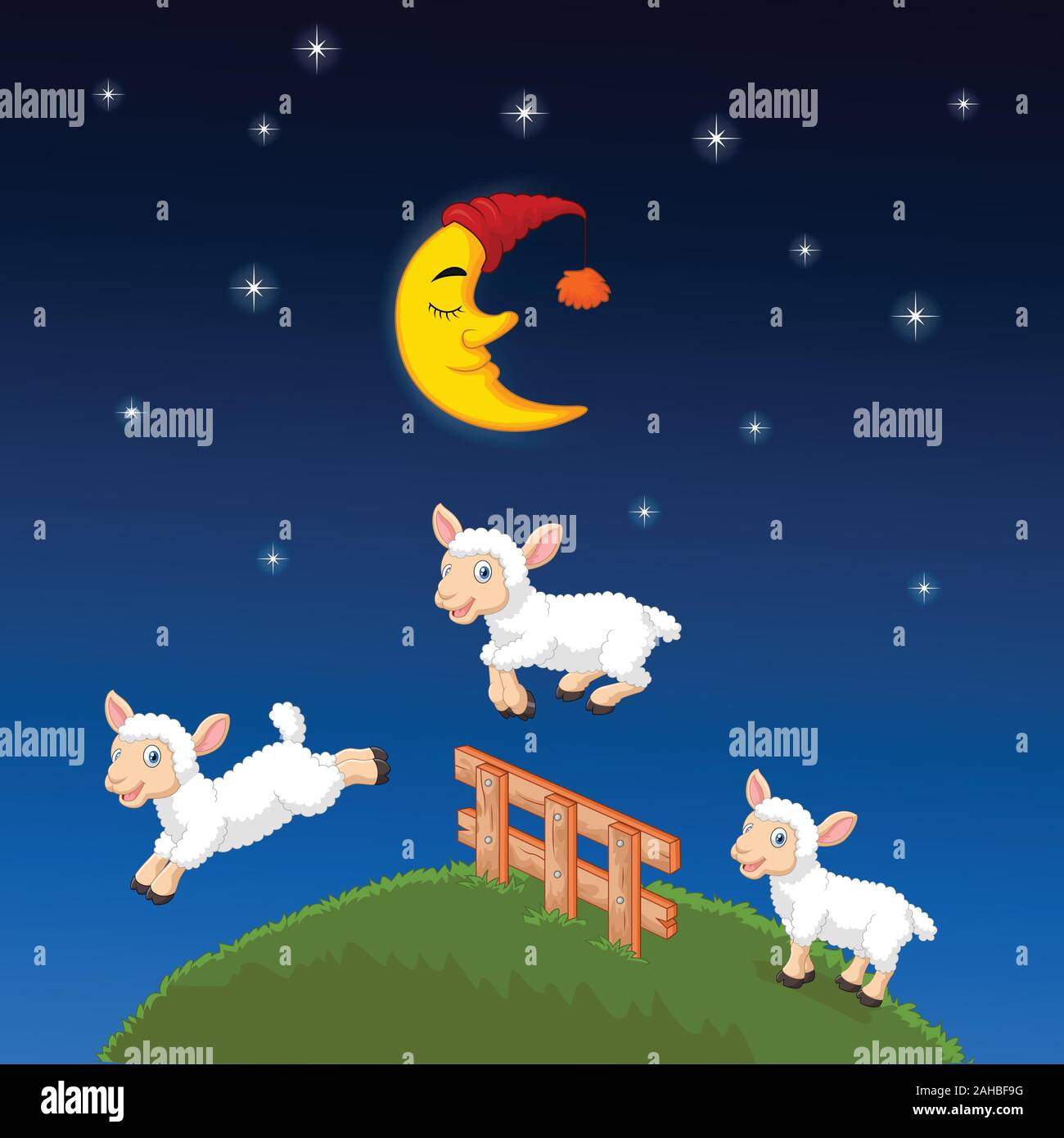 Child star jumping Stock Vector Images - Alamy