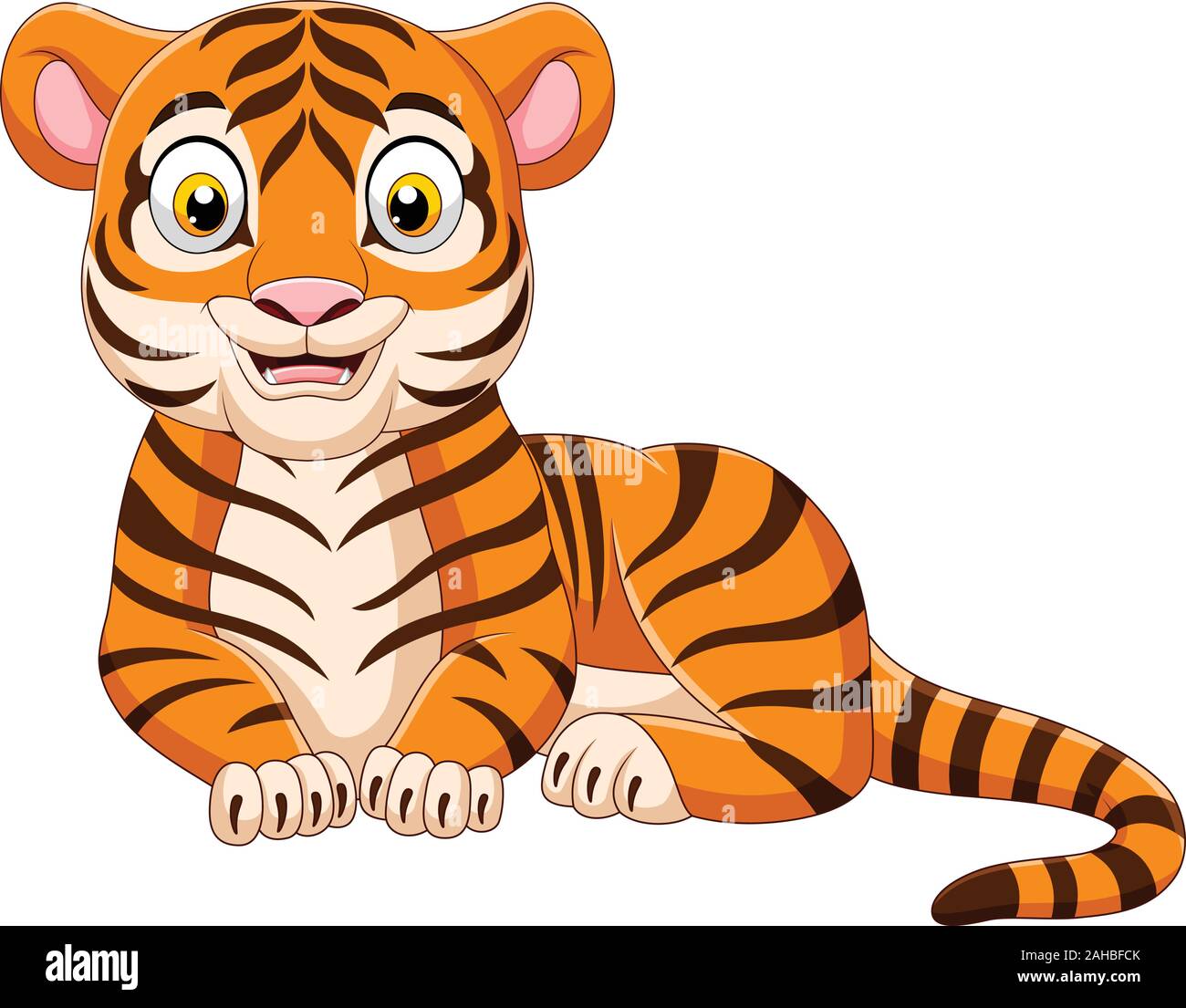Funny Tiger Cartoon