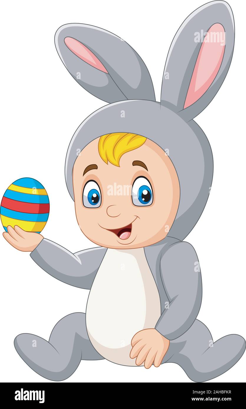 Baby Easter Bunny Cartoon
