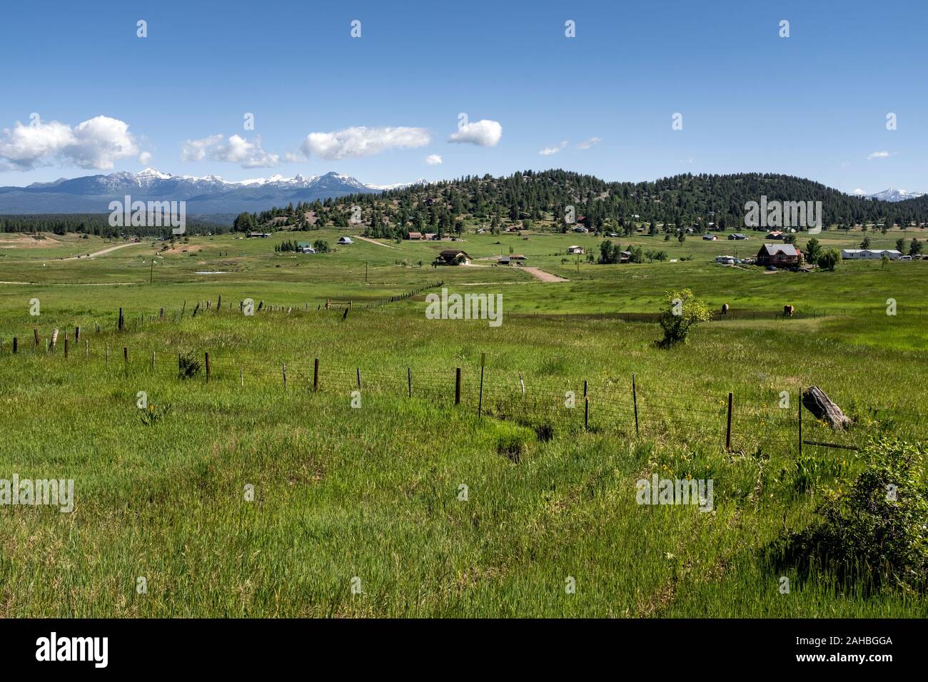 CO00102-00...COLORADO - Open valley along Highway 160 in Archuleta ...