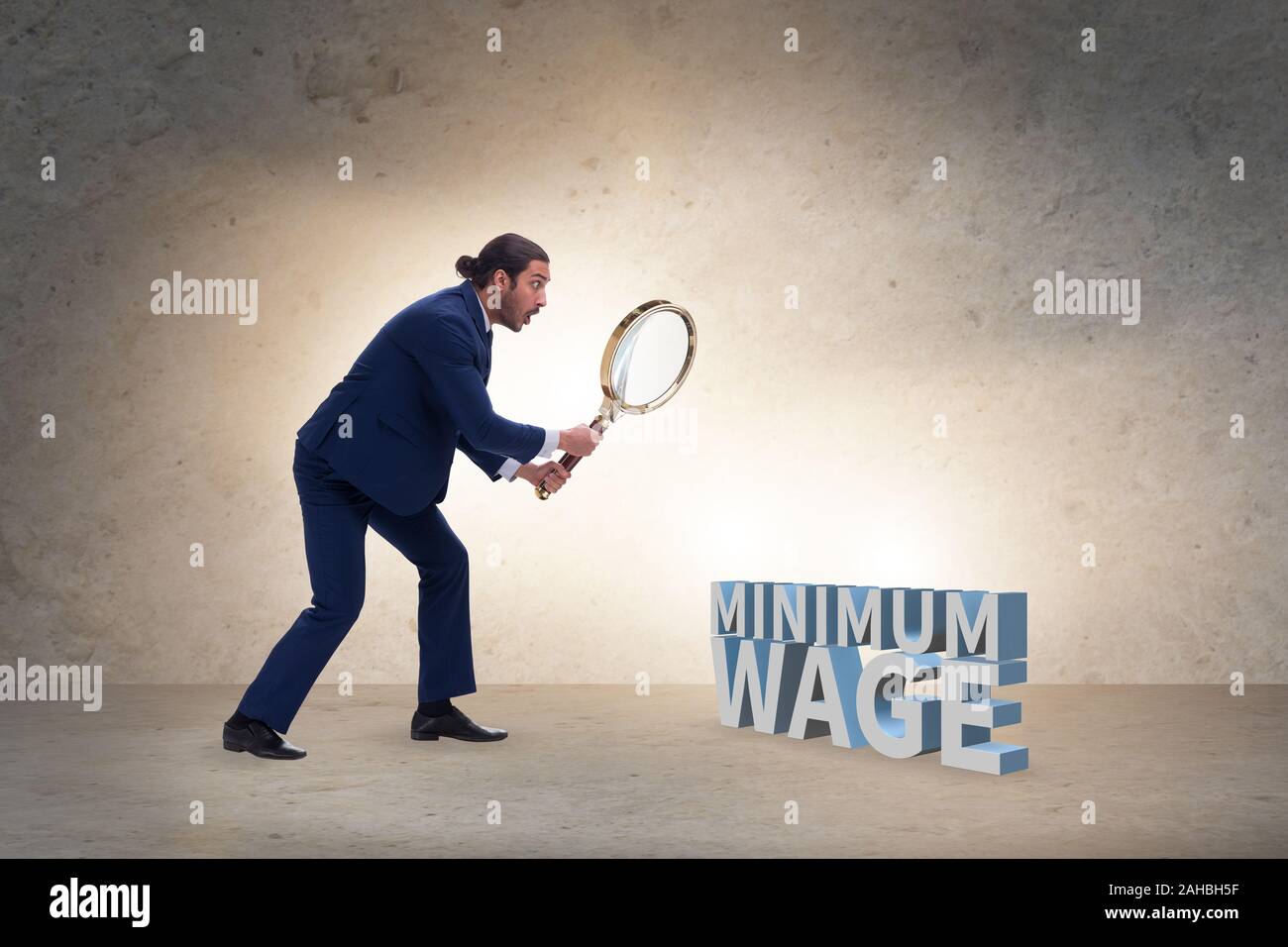 Minimum wage stamp hi-res stock photography and images - Alamy