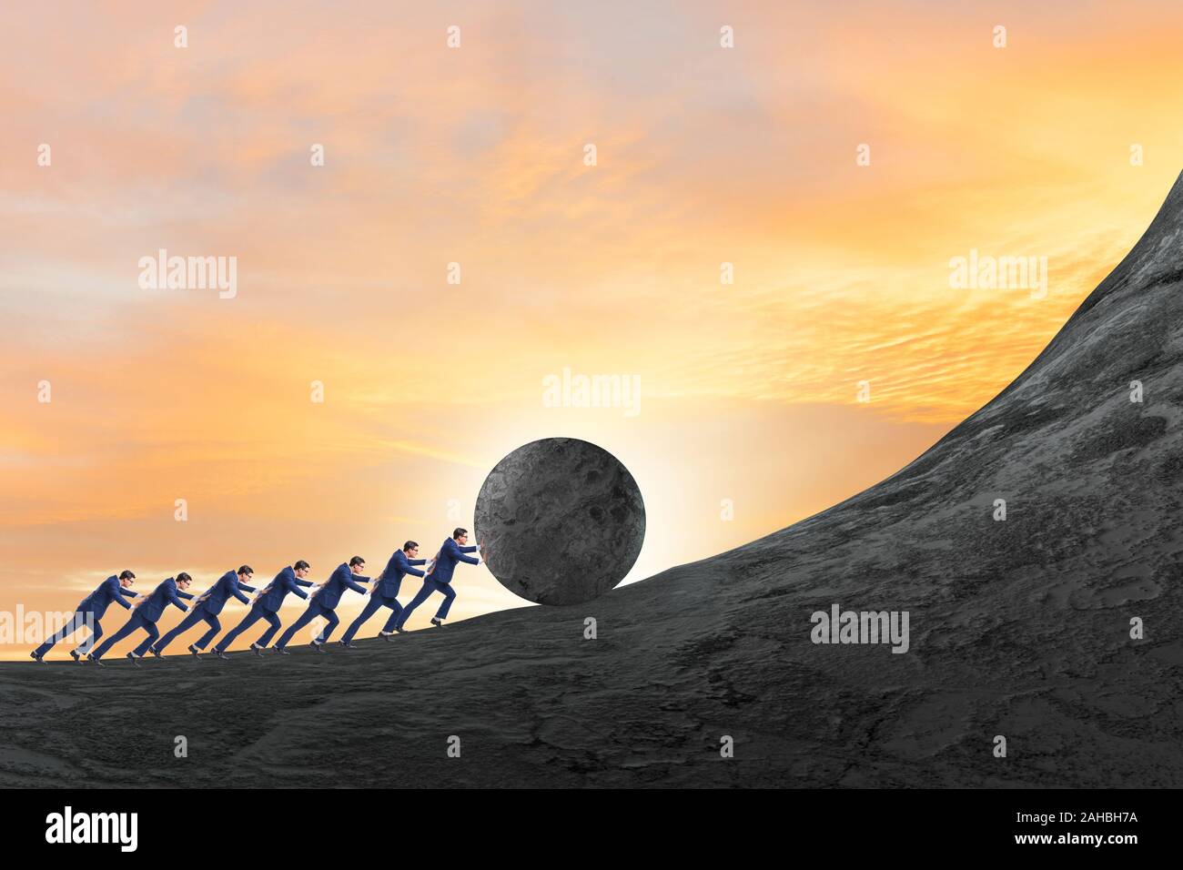 Pushing rock uphill hi-res stock photography and images - Alamy Pushing rock uphill hi-res stock photography and images - Alamy