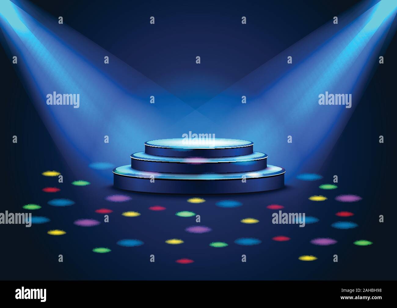 Empty music stage Stock Vector Images - Alamy