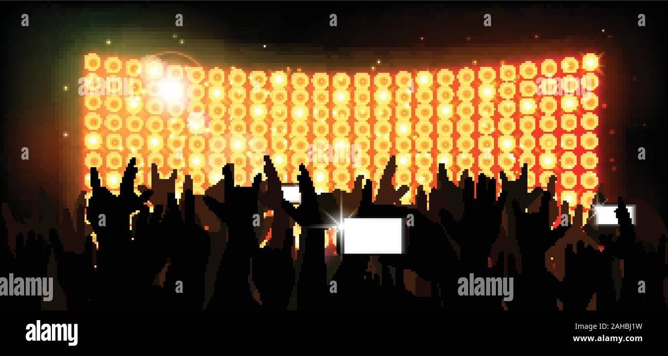Background crowd of party people.Vector Stock Vector Image & Art - Alamy