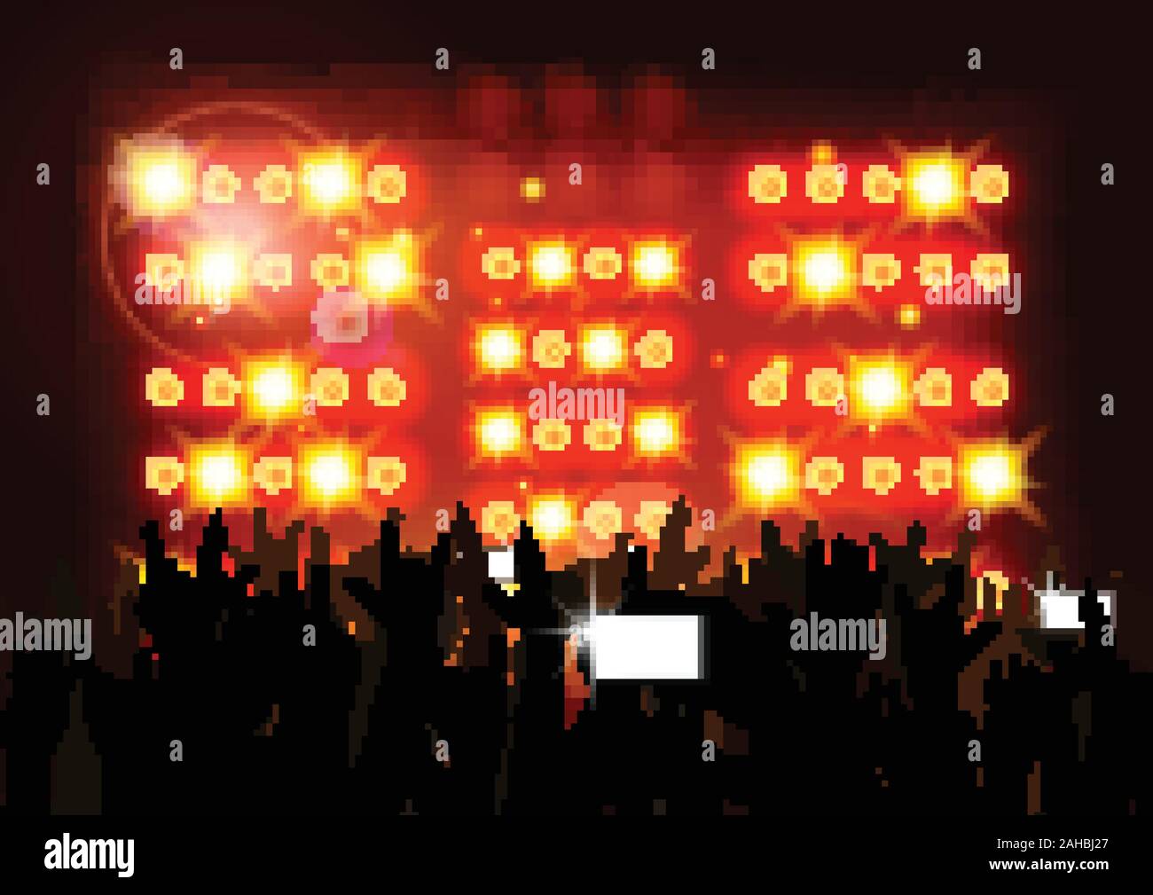 background crowd of party people Stock Vector Image & Art - Alamy