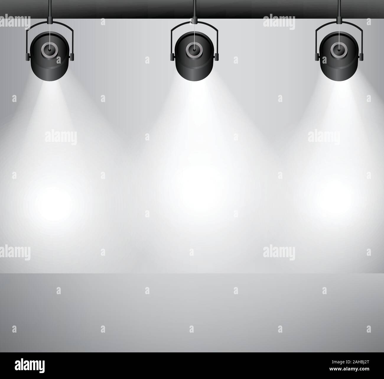 Spotlight film on set Stock Vector Images - Alamy