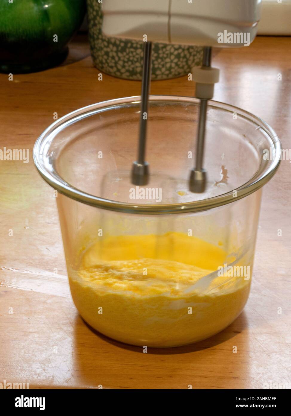 home-made cookies, foaming eggs and butter Stock Photo - Alamy