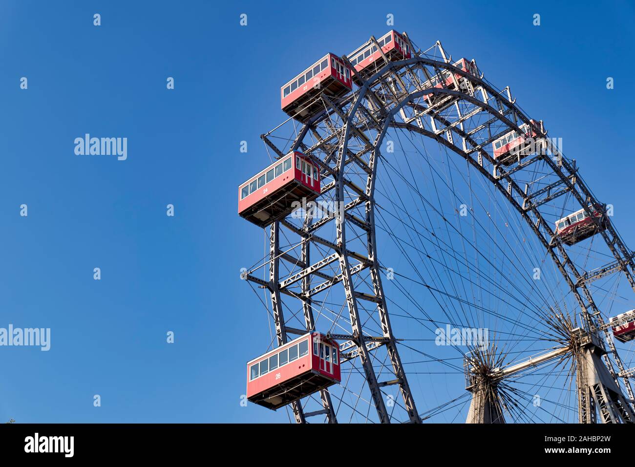 Riesenrad Panoramic Wheel. Prater. Vienna Austria Stock Photo - Alamy