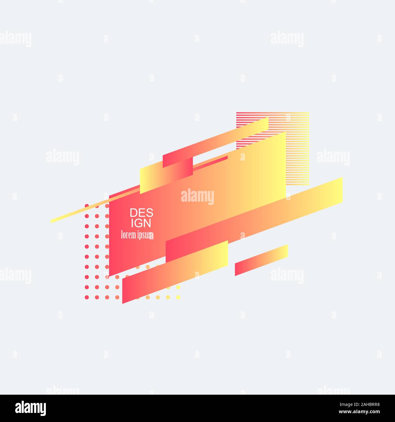 Rectangular geometric badges. Trendy frame, minimal design and abstract ...