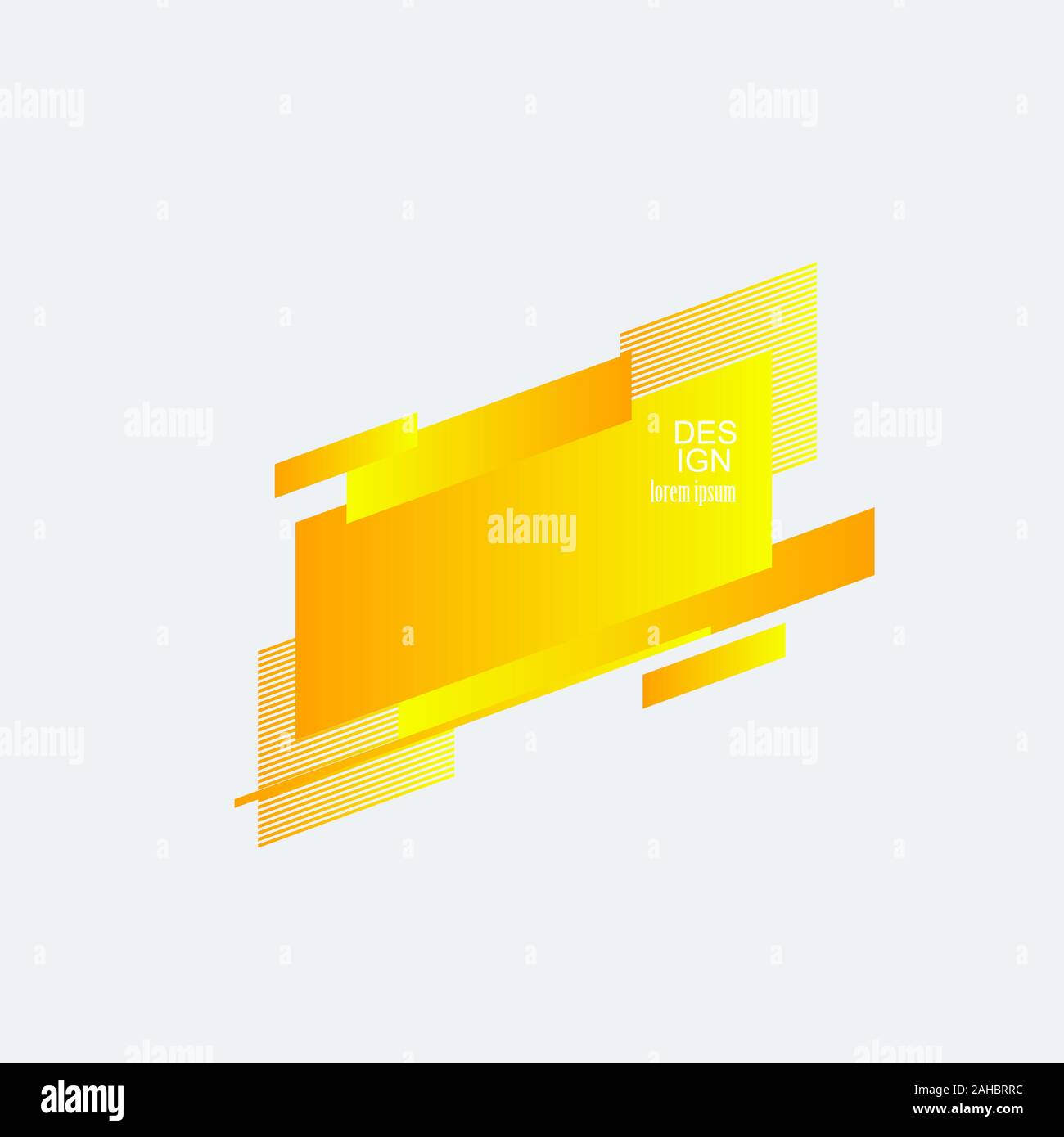 Rectangular geometric badges. Trendy frame, minimal design and abstract ...