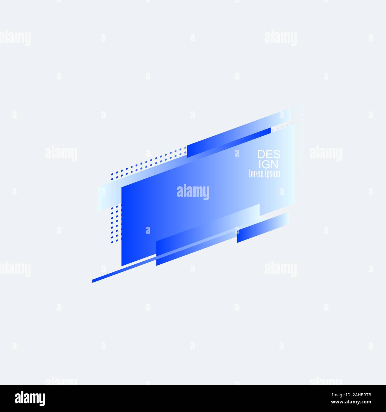 Rectangular geometric badges. Trendy frame, minimal design and abstract ...