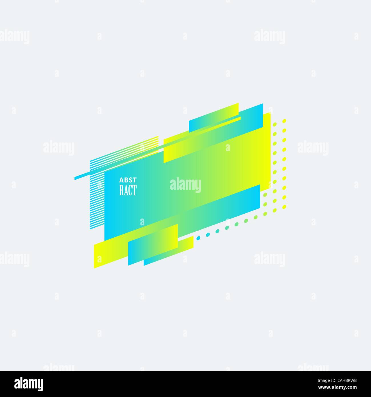 Rectangular geometric badges. Trendy frame, minimal design and abstract ...