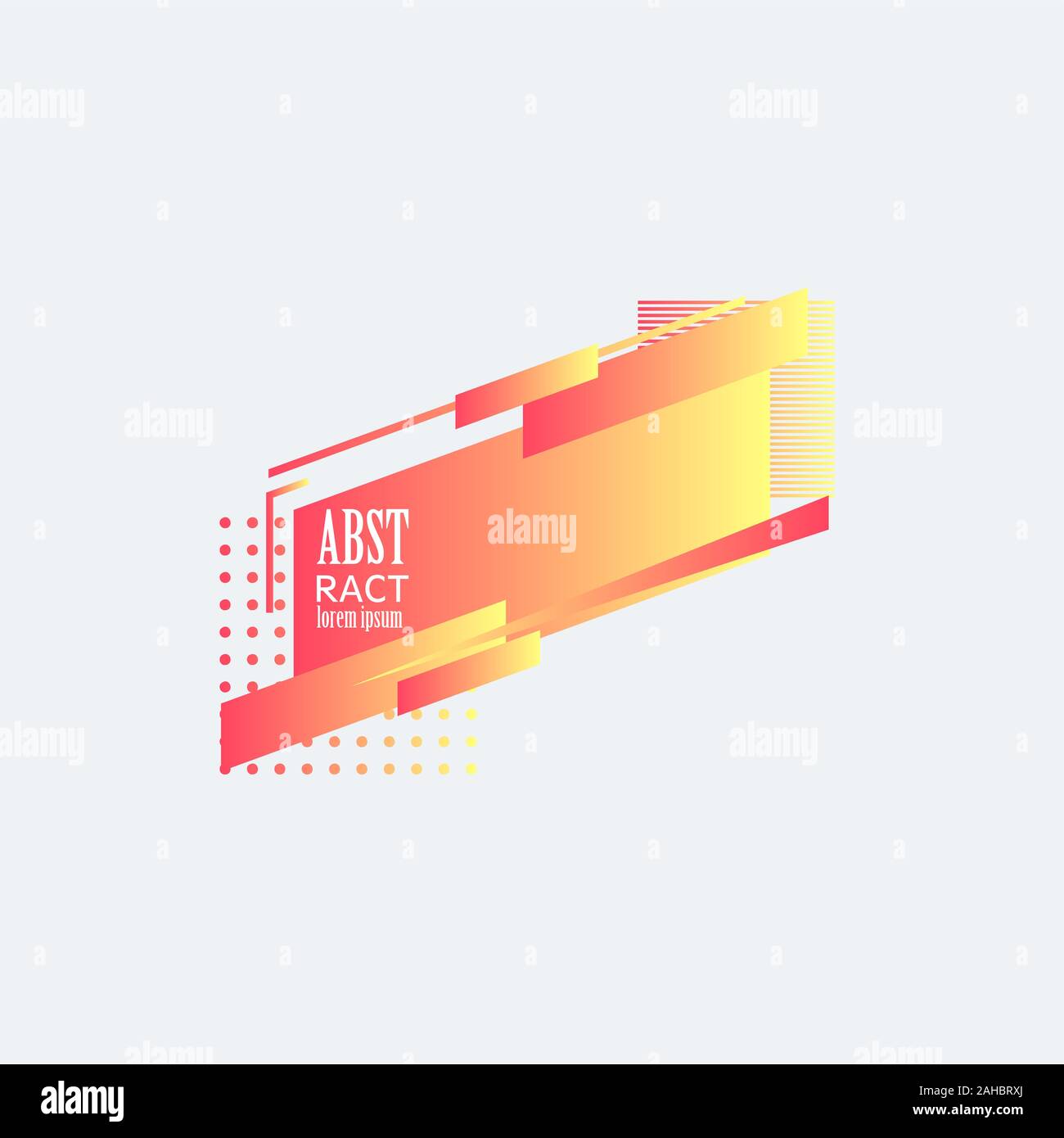 Rectangular geometric badges. Trendy frame, minimal design and abstract ...