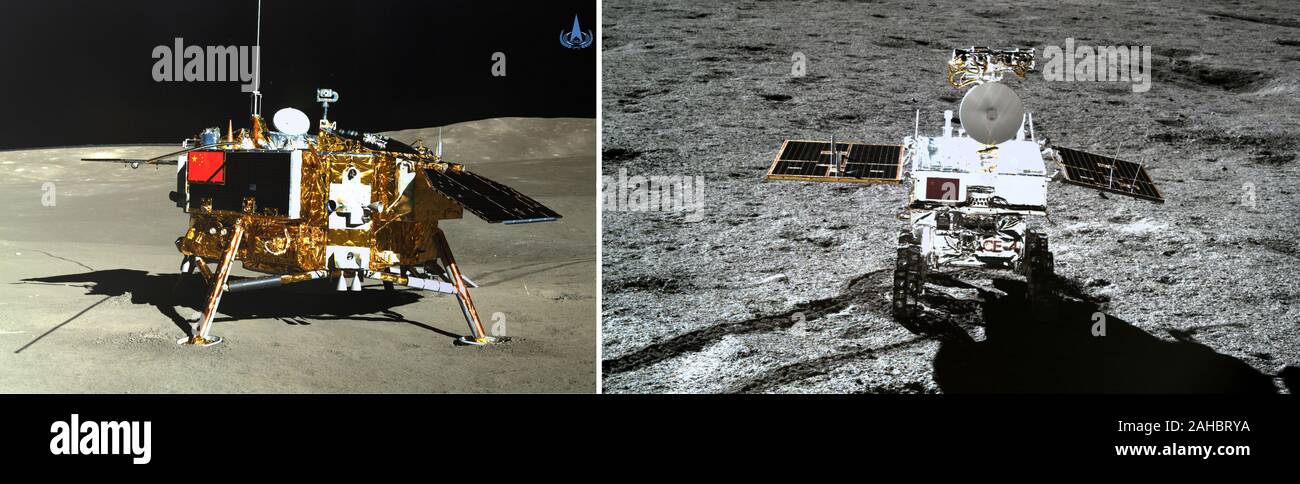 Yutu (jade rabbit) space rover on moon hi-res stock photography and ...