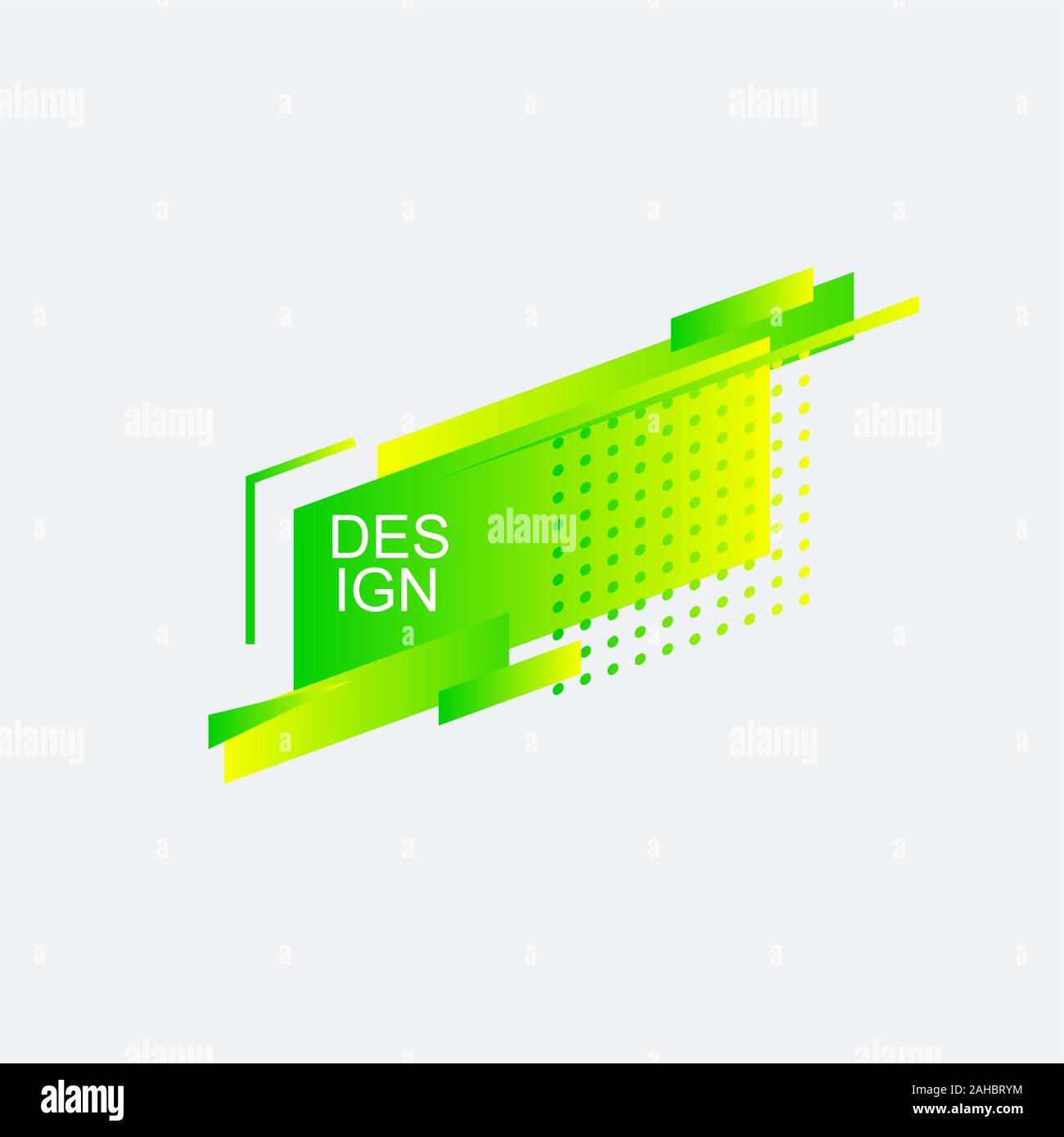 Rectangular geometric badges. Trendy frame, minimal design and abstract ...