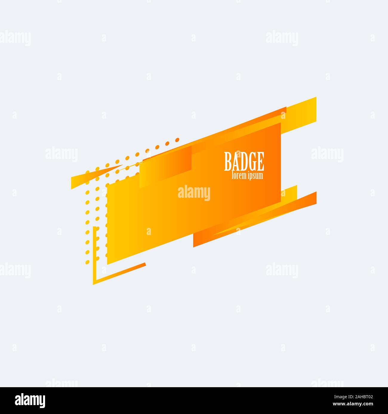 Rectangular geometric badges. Trendy frame, minimal design and abstract ...