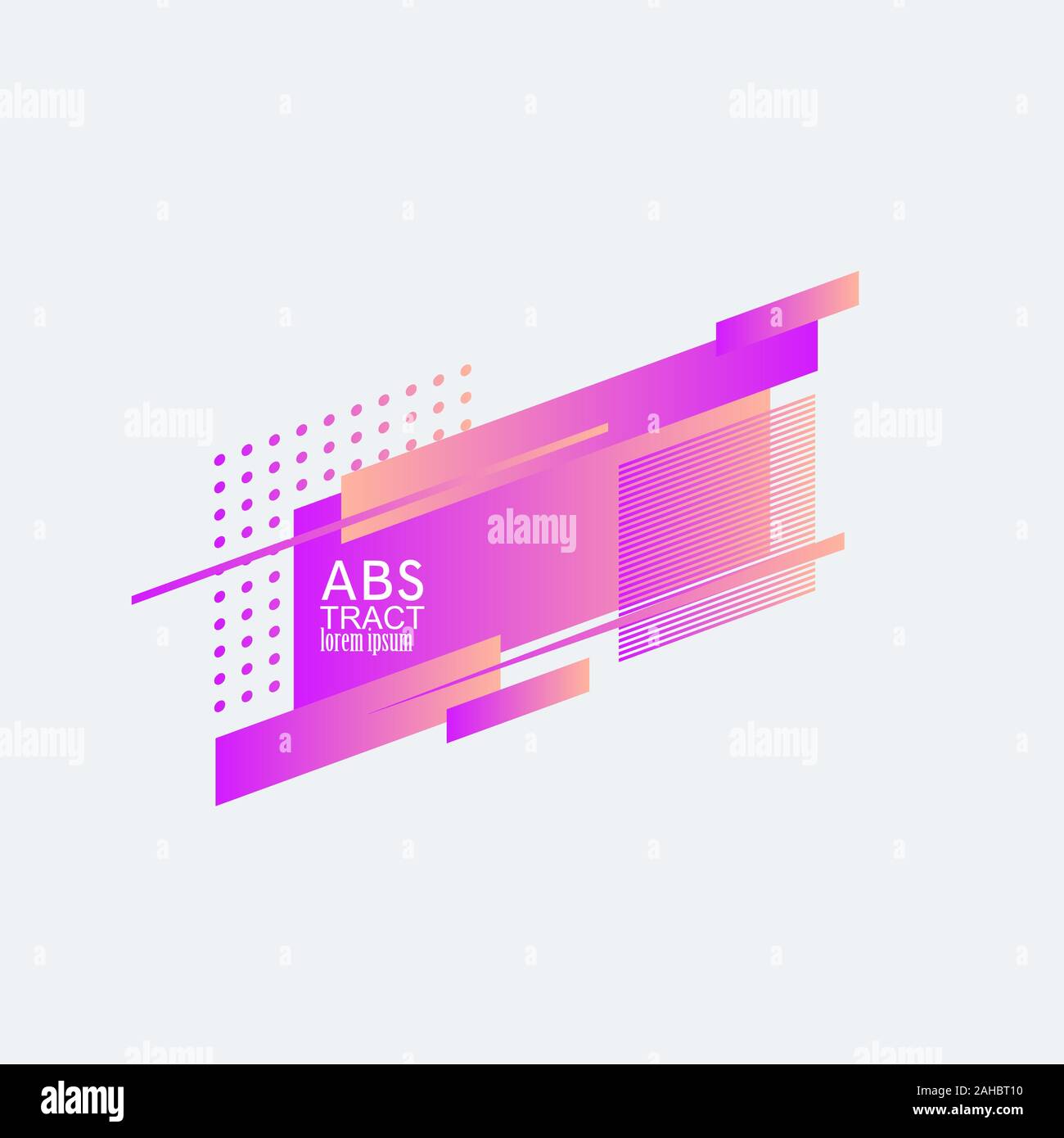 Rectangular geometric badges. Trendy frame, minimal design and abstract ...