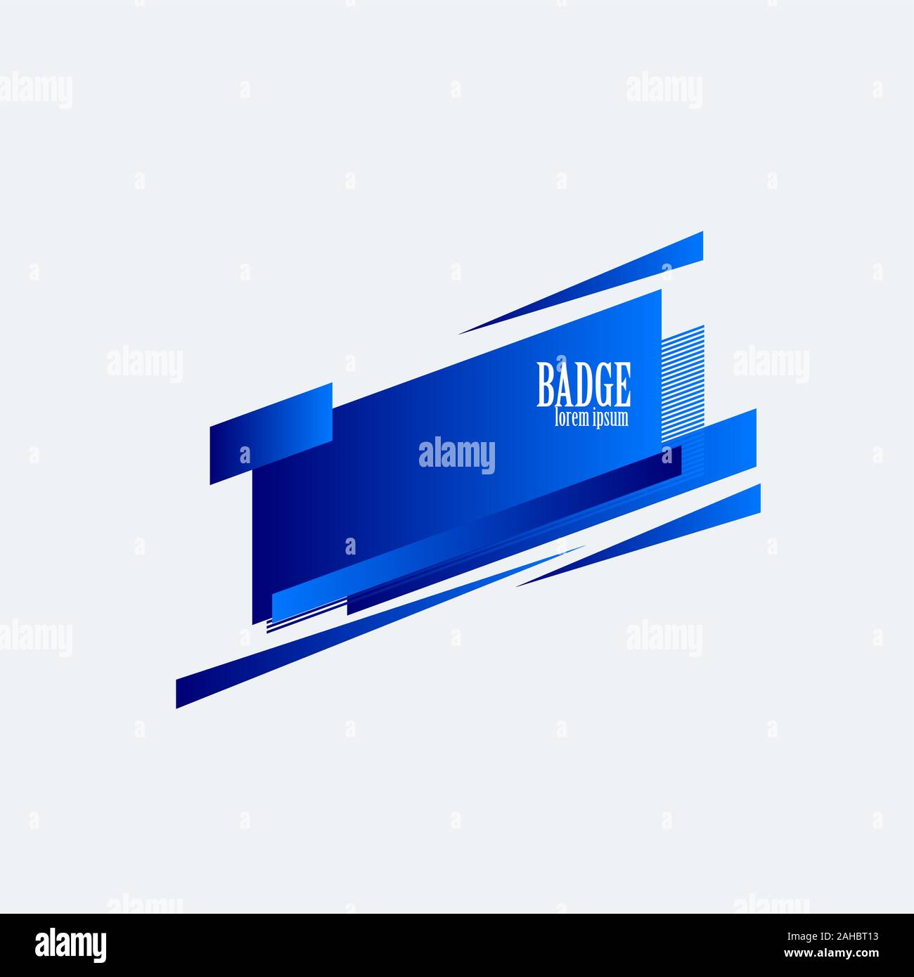 Rectangular geometric badges. Trendy frame, minimal design and abstract ...