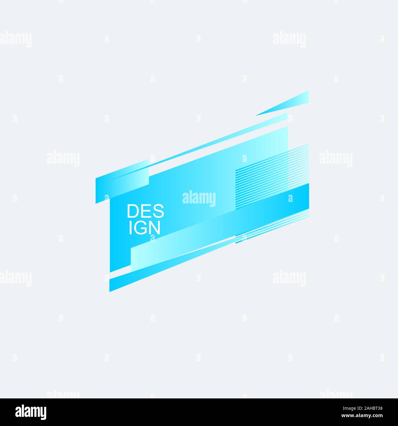 Rectangular geometric badges. Trendy frame, minimal design and abstract ...