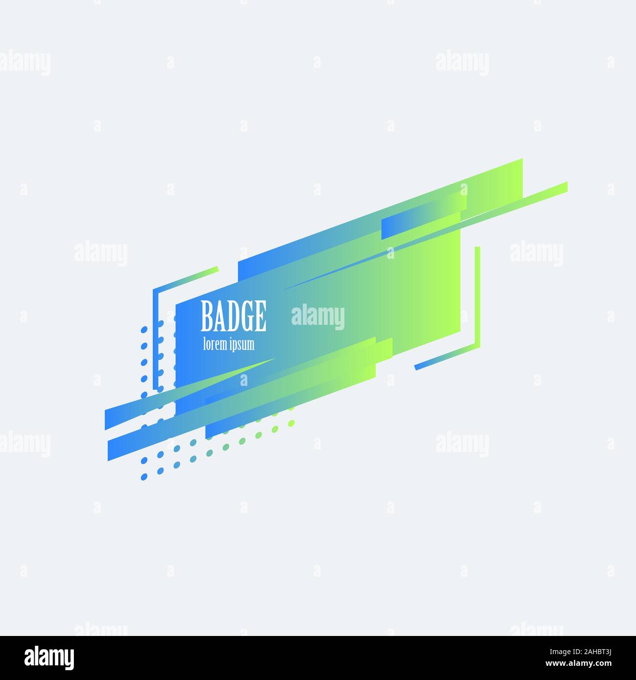 Rectangular geometric badges. Trendy frame, minimal design and abstract ...