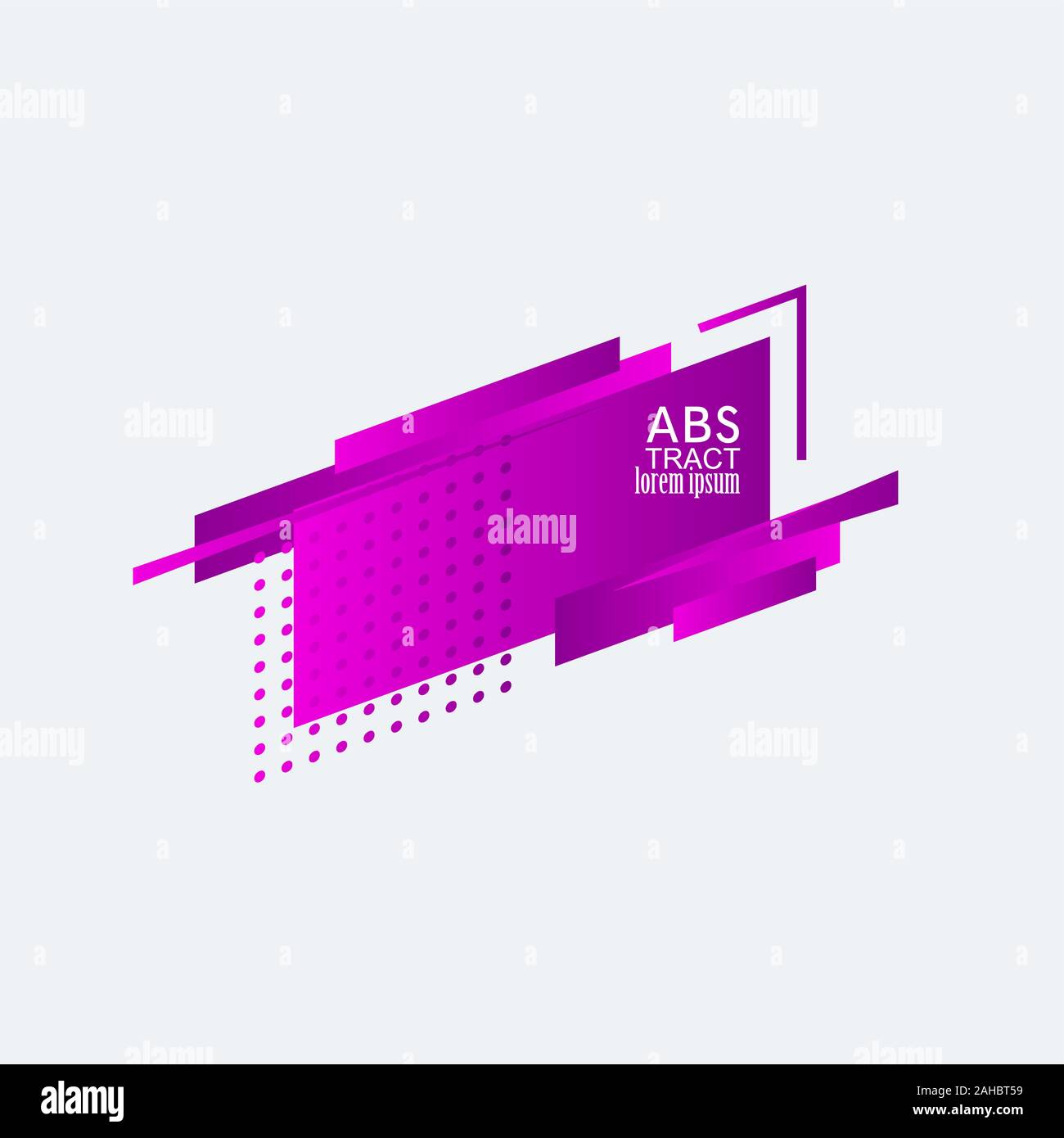 Rectangular geometric badges. Trendy frame, minimal design and abstract ...