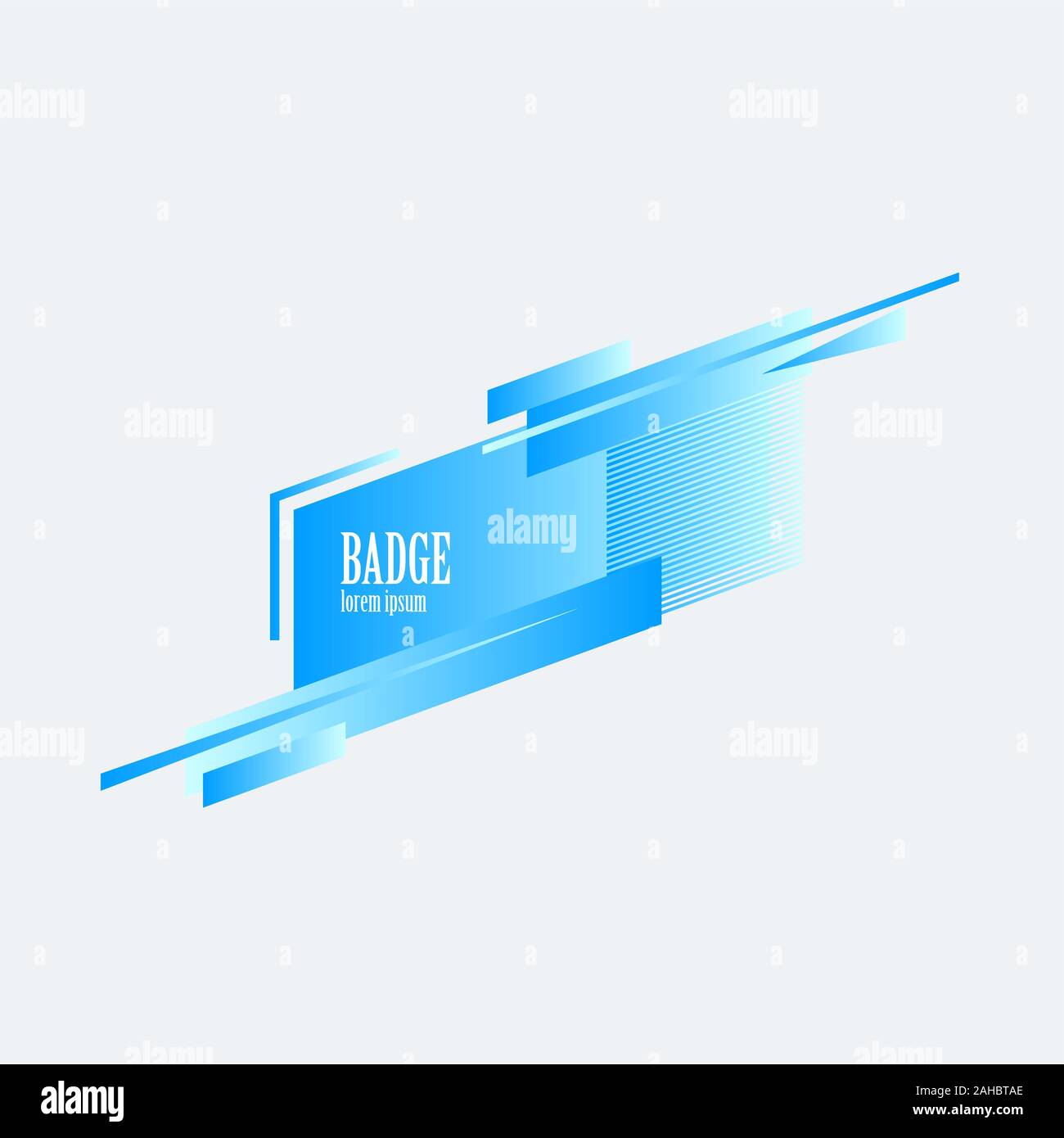 Rectangular geometric badges. Trendy frame, minimal design and abstract ...