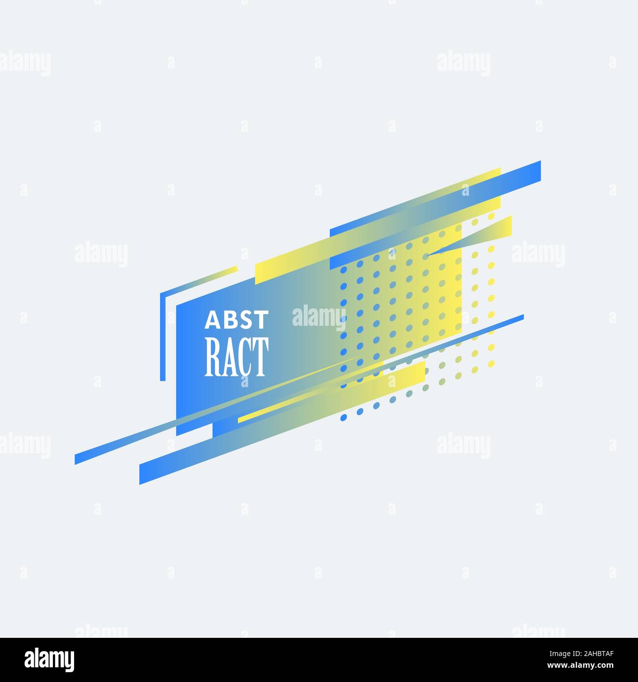 Rectangular geometric badges. Trendy frame, minimal design and abstract ...