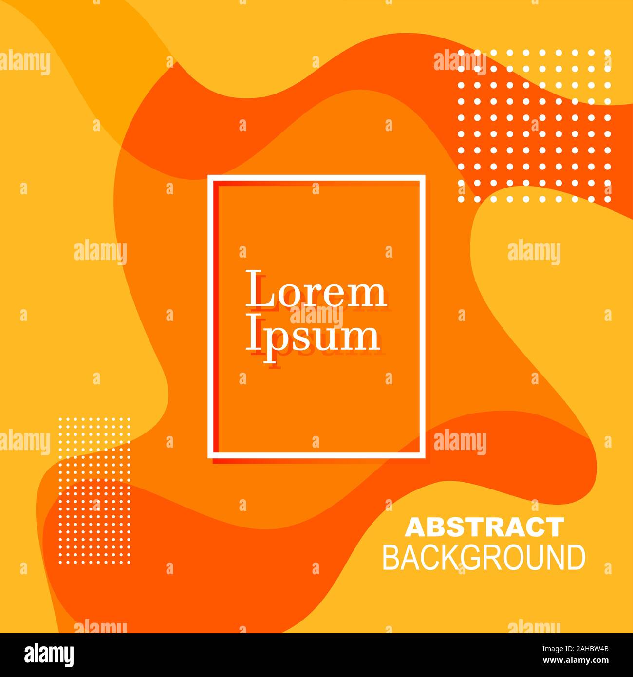 Amoeba flat label, tag, emblem, badge, design with gradient color for ...