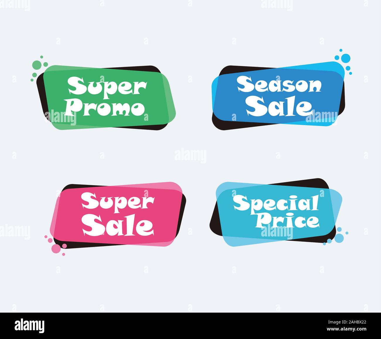 Sale banner collection, discount tag, emblem, badge, special offer ...