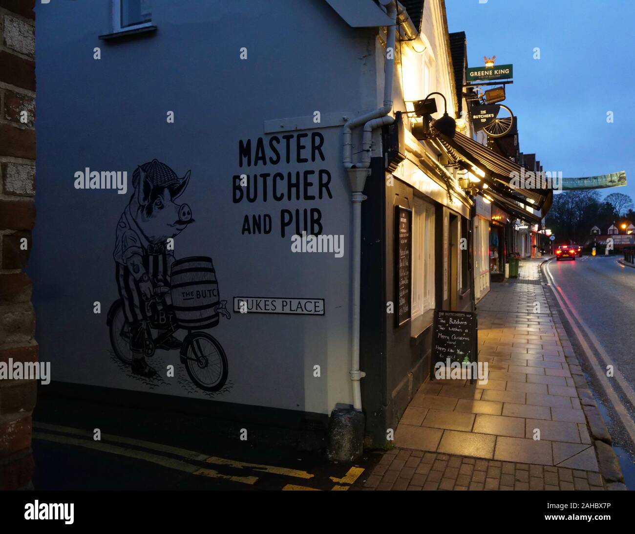 Butchers tap marlow hi-res stock photography and images - Alamy