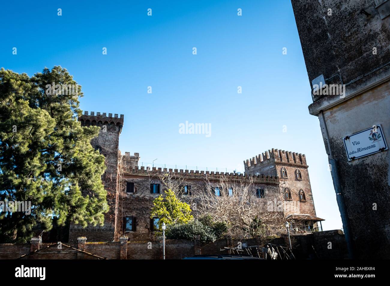 Montalto di Castro dominated by the Guglielmi Castle probably built in ...