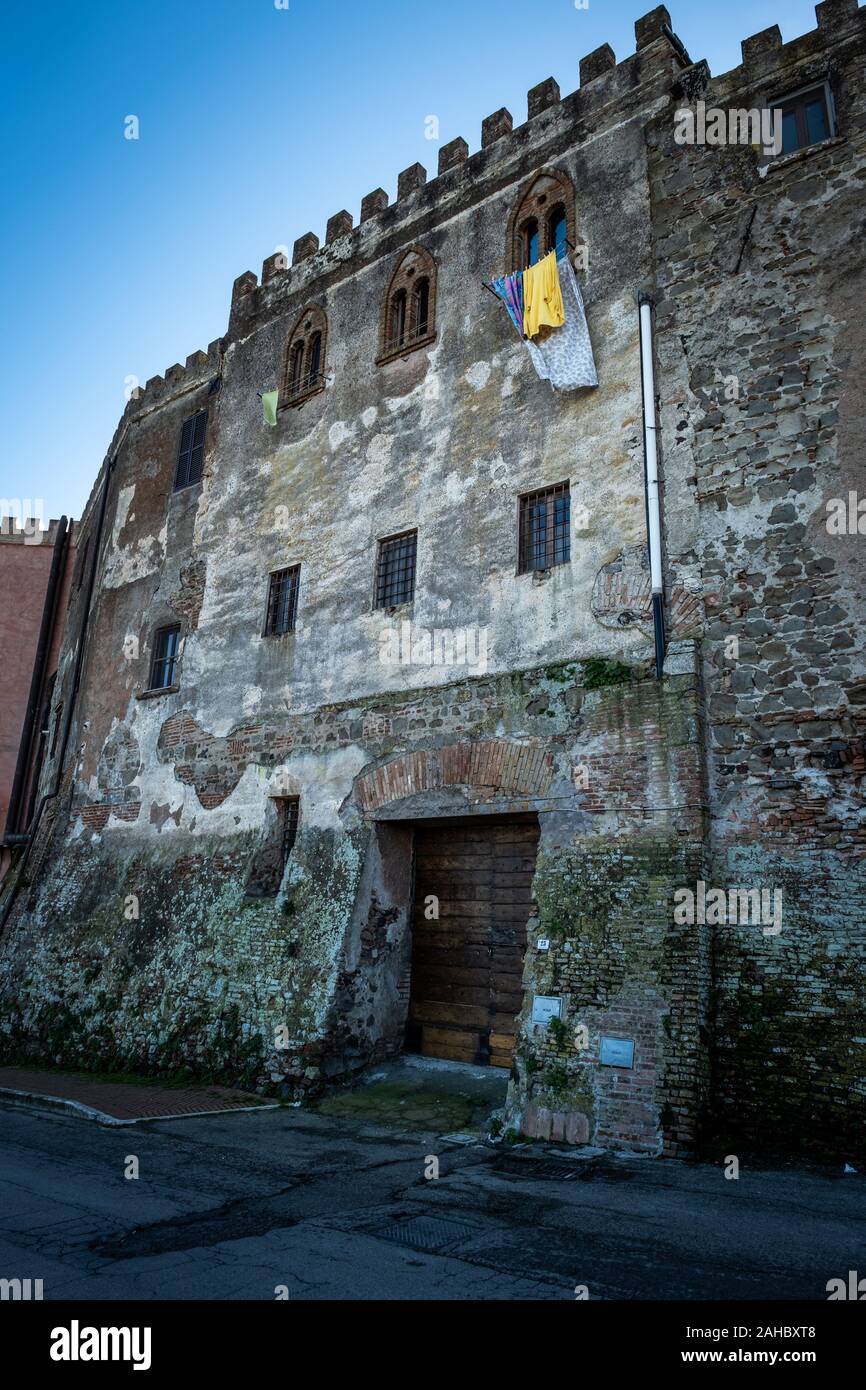 Montalto di Castro dominated by the Guglielmi Castle probably built in ...