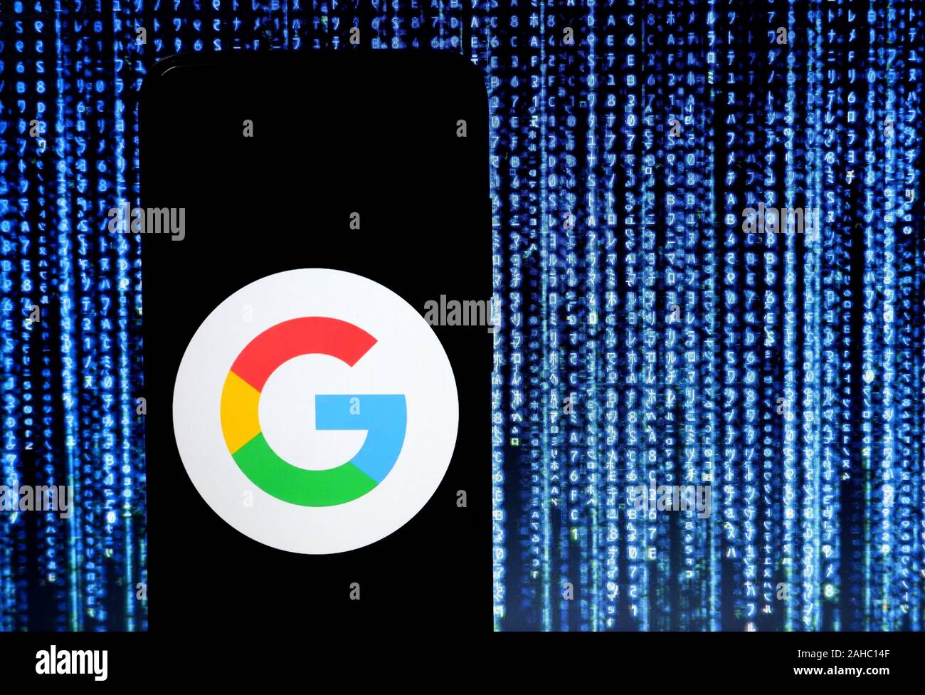 Photo illustration google logo hi-res stock photography and images - Alamy