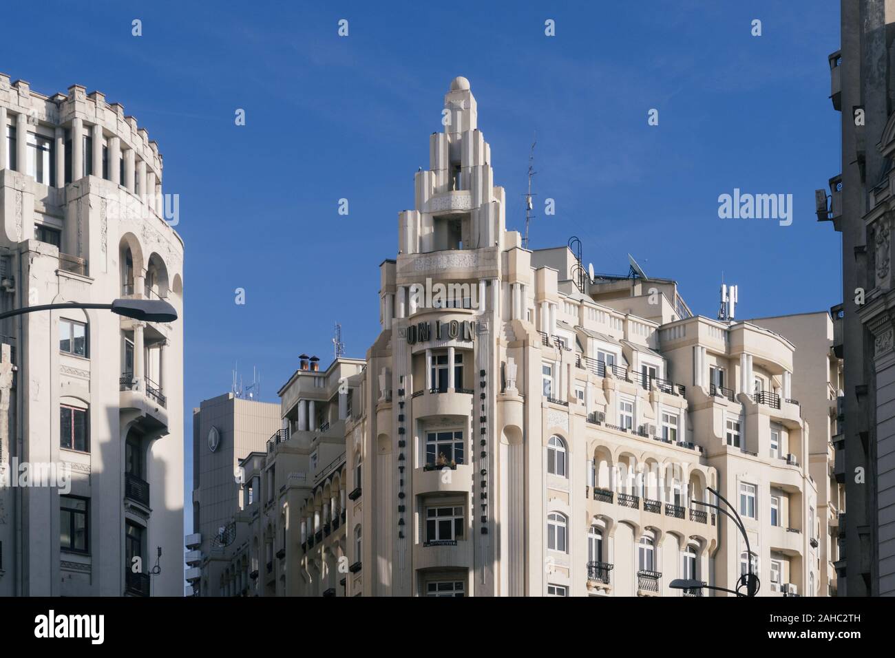 Bucharest, Romania - Dec 15, 2019: Union building, International ...