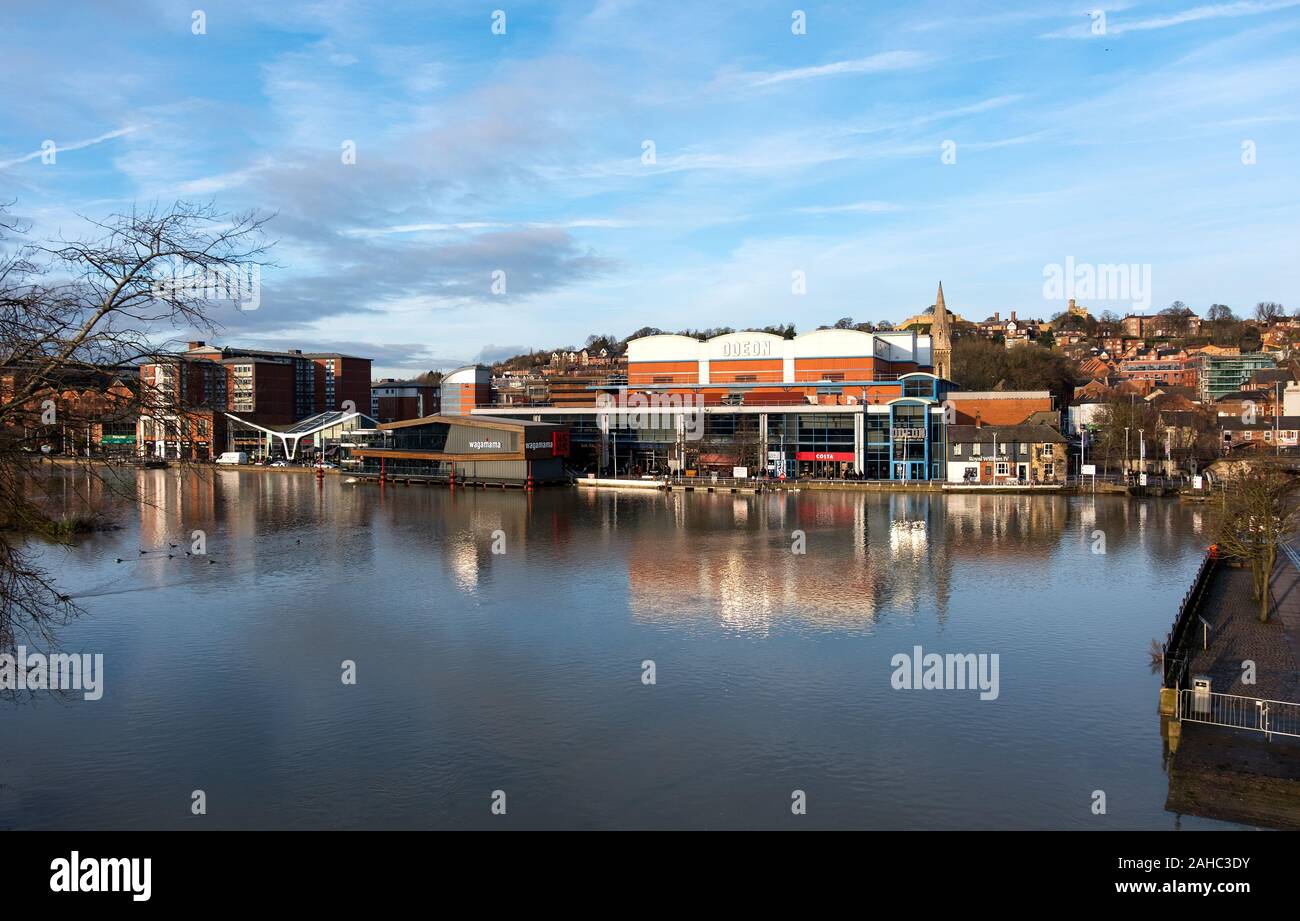 Waterfront buildings at Brayford Water in Lincoln, England, UK Stock ...