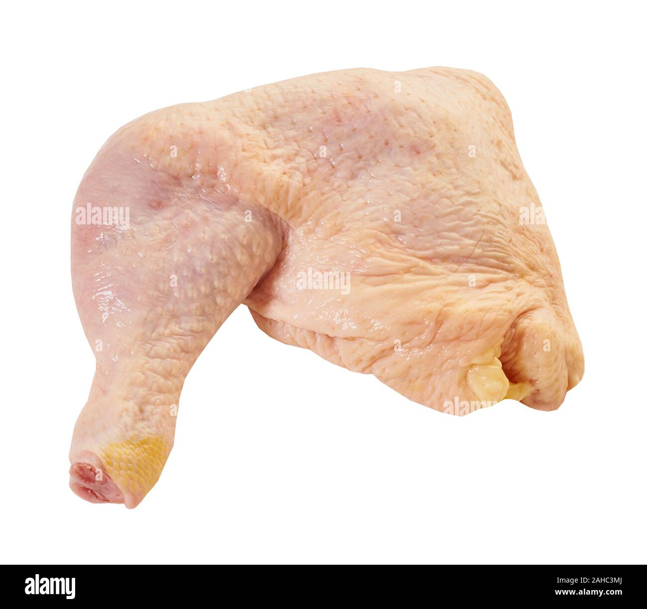 raw meat, chicken leg on a white isolated background Stock Photo - Alamy