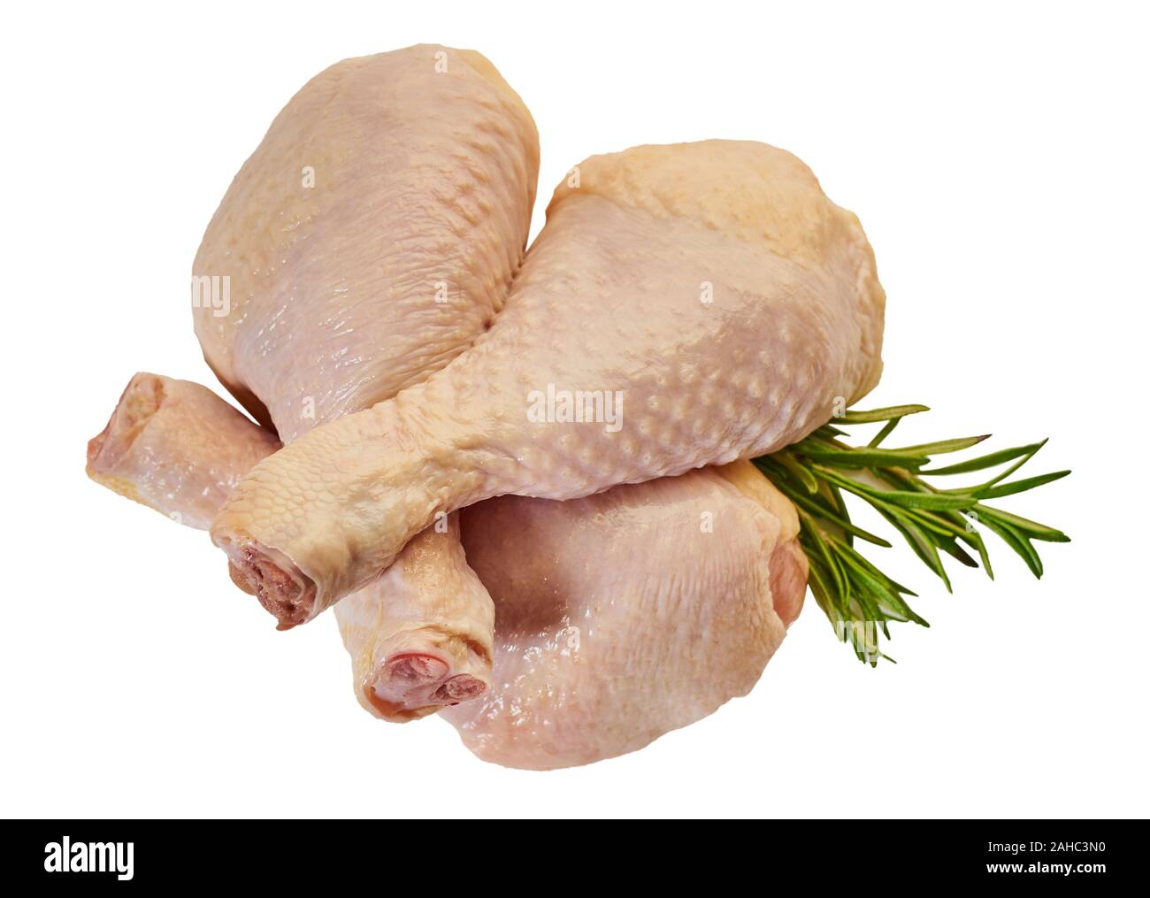 raw meat, chicken leg on a white isolated background Stock Photo - Alamy