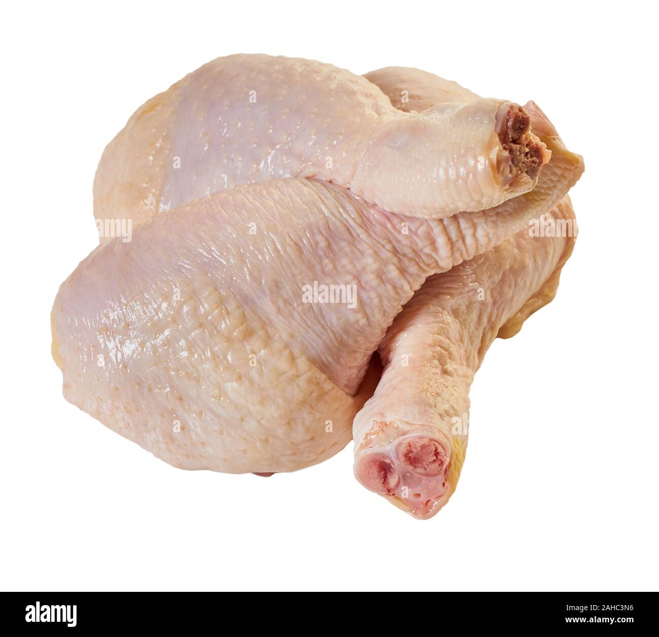 raw meat, chicken leg on a white isolated background Stock Photo - Alamy