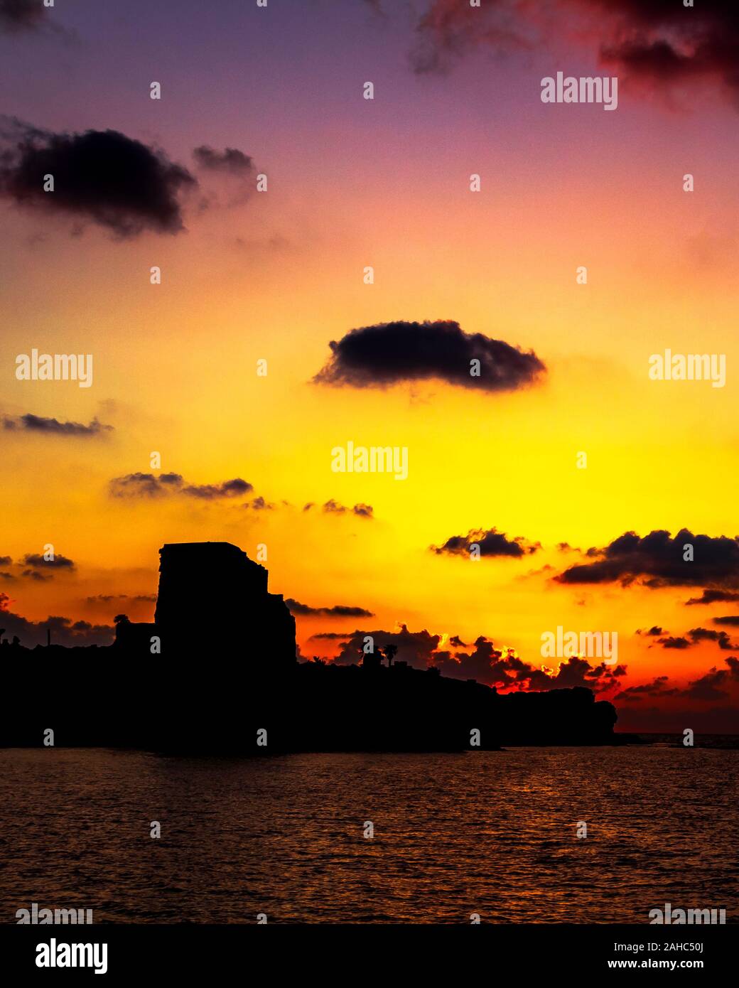 The amazing view during the sunset Stock Photo - Alamy