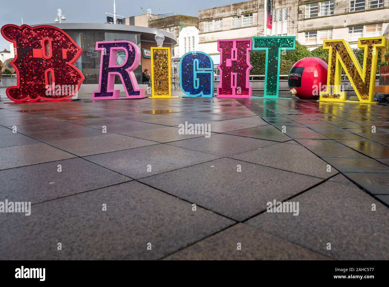 Churchill Square in Brighton Stock Photo - Alamy