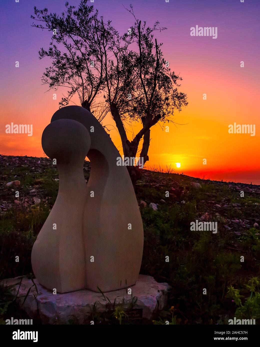 The amazing view during the sunset Stock Photo - Alamy