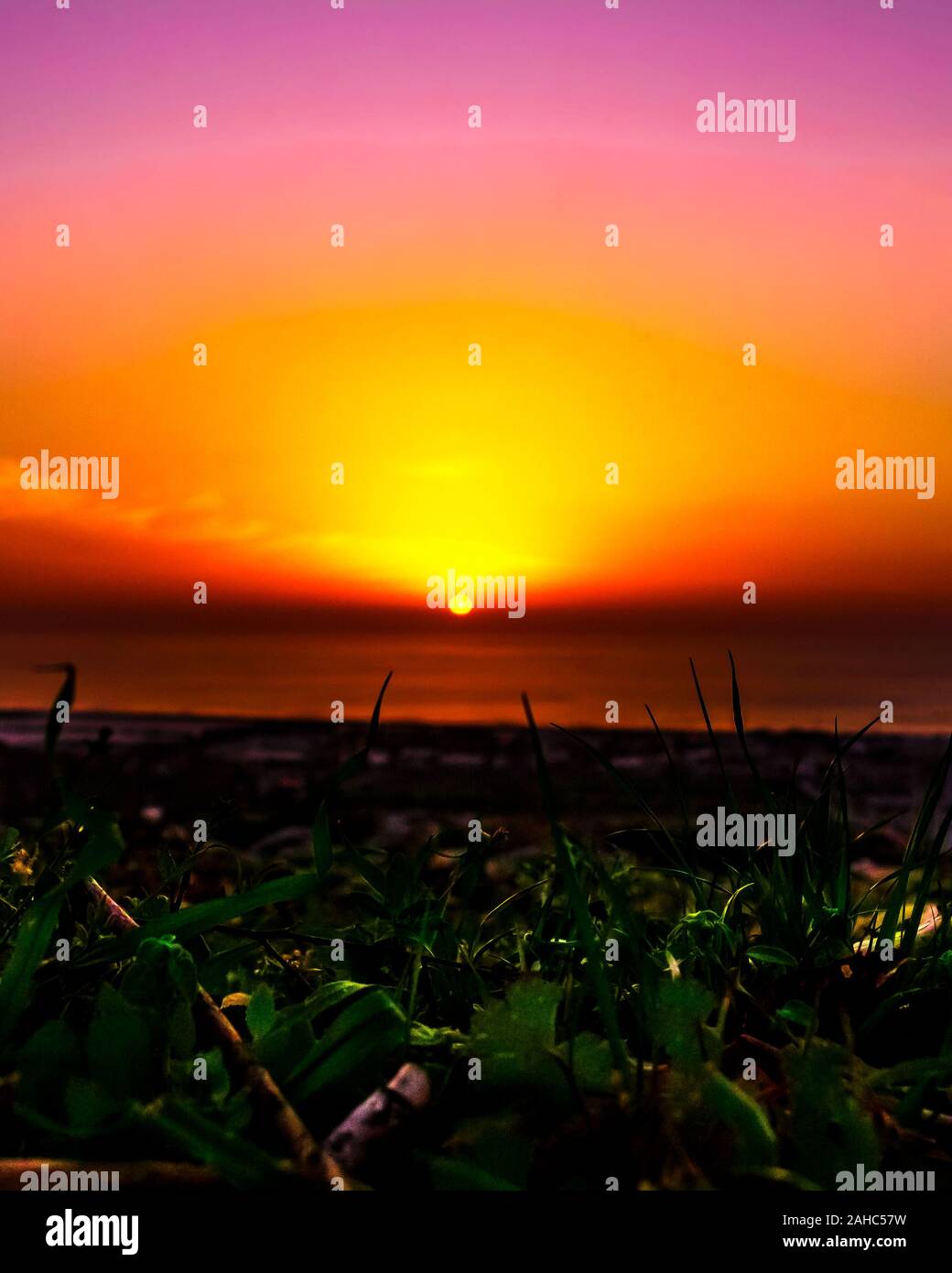 The amazing view during the sunset Stock Photo - Alamy