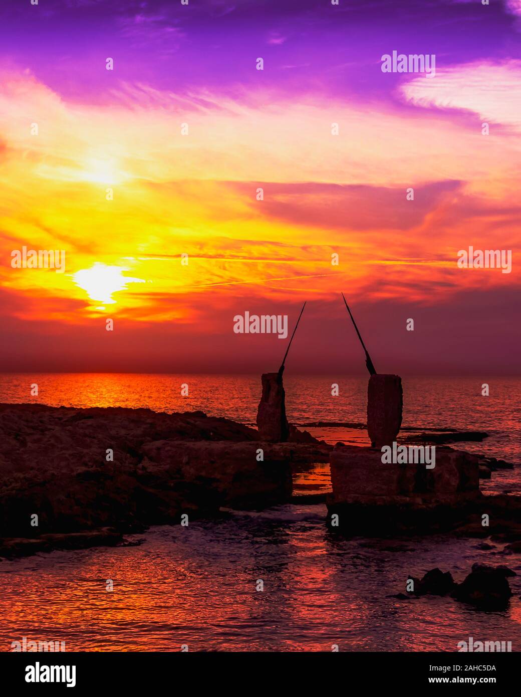 The amazing view during the sunset Stock Photo - Alamy