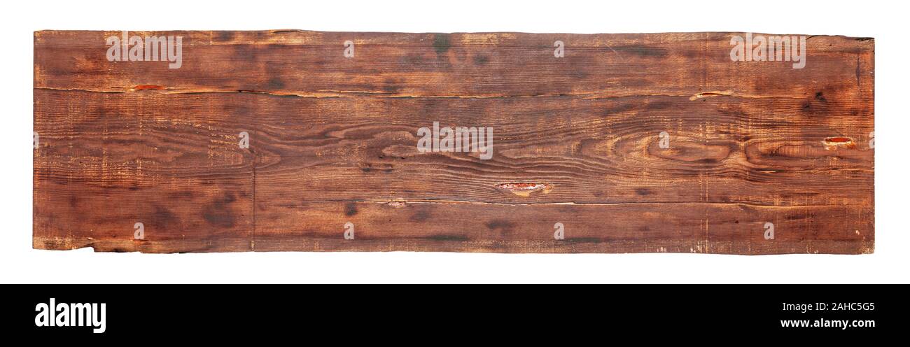 Wooden board plank isolated on white background Stock Photo - Alamy